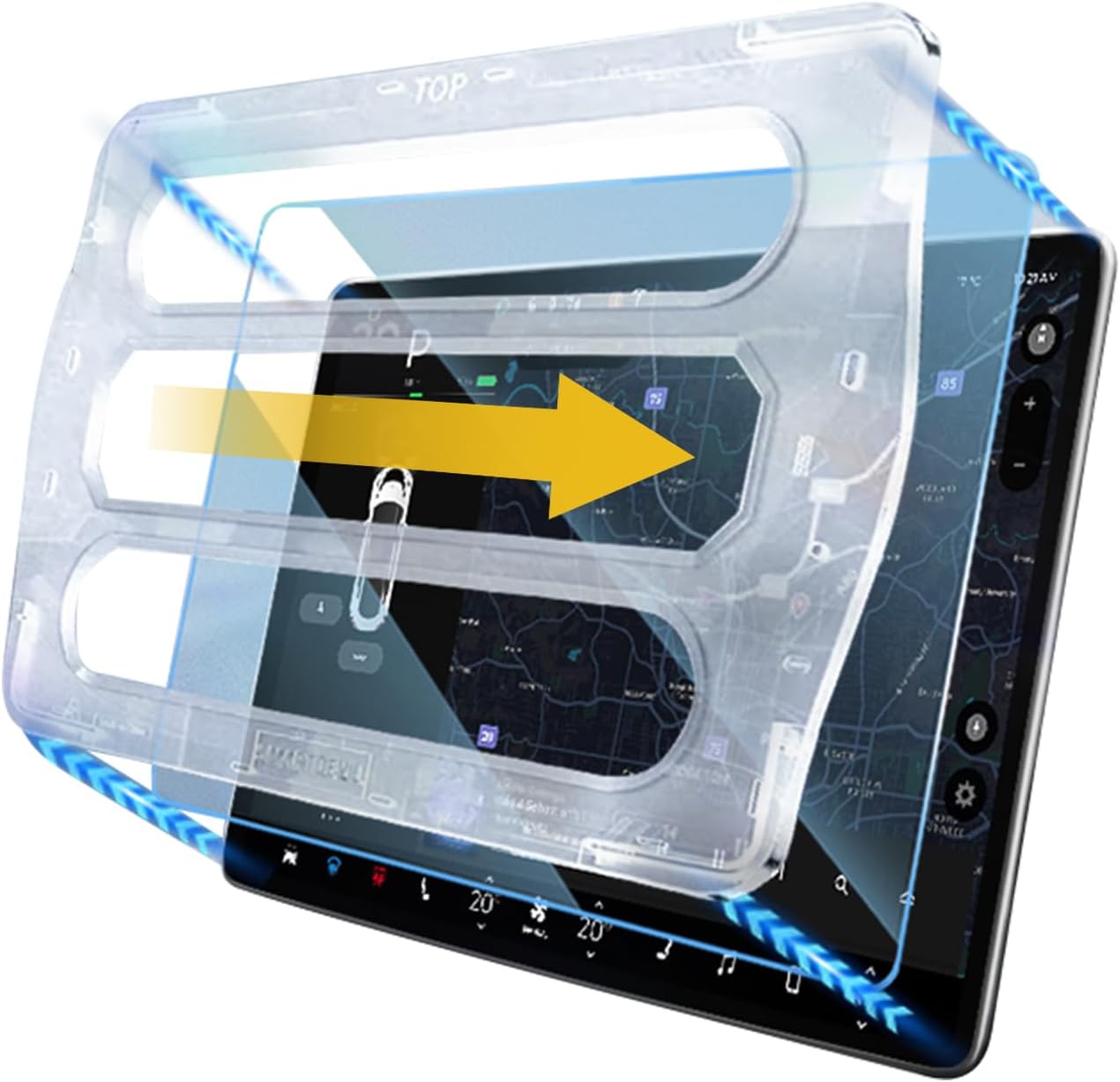 Amazon.com: TZYSZDB Tempered Glass Screen Protector Designed for Tesla ...