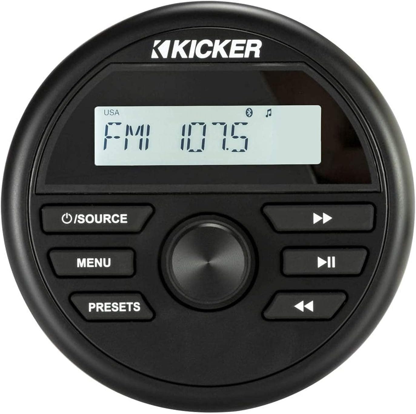 Amazon.com: Kicker Marine Boat Yacht Gauge Style AM/FM Radio Stereo ...