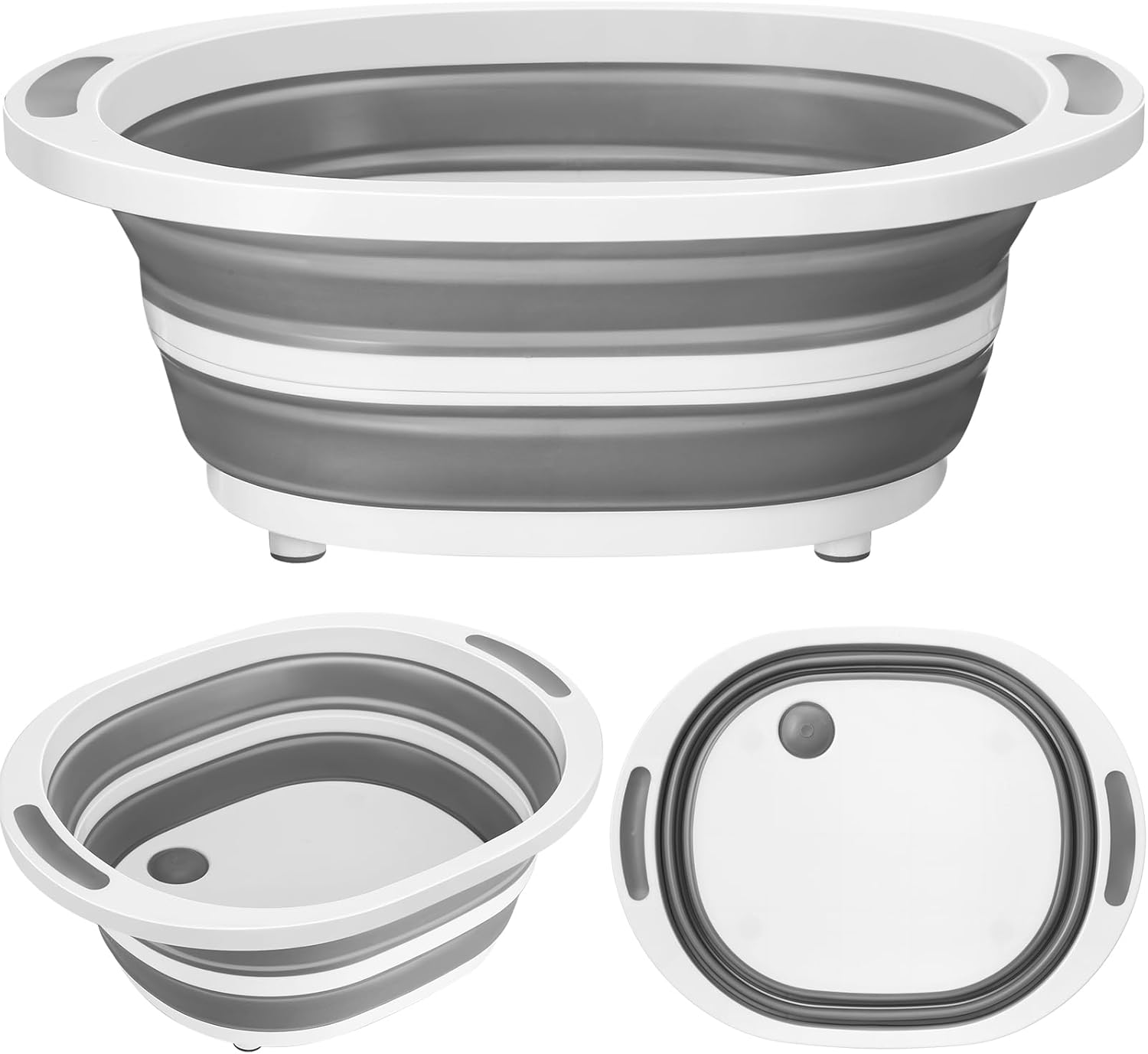 Amazon.com: Pickmesh Collapsible Large BBQ Prep Tub 8L Collapsible ...