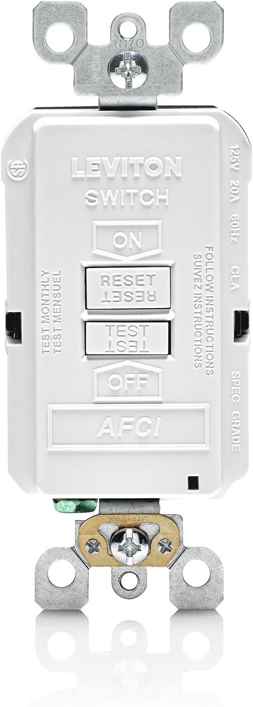 EATON Wiring GFCI Self-Test 20A -125V Blank Face Receptacle with ...