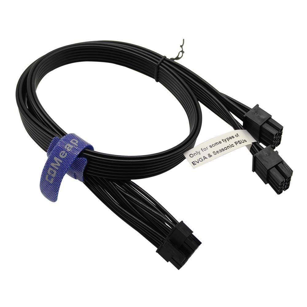 Amazon.com: COMeap 12 Pin GPU Cable for EVGA Seasonic PSUs, Dual PCIe 8 ...
