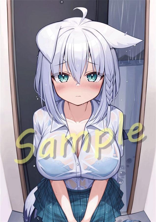 ホロライブ 湊あくあ 白上フブキ B2タペストリー c99 コミケ - コレクション、趣味