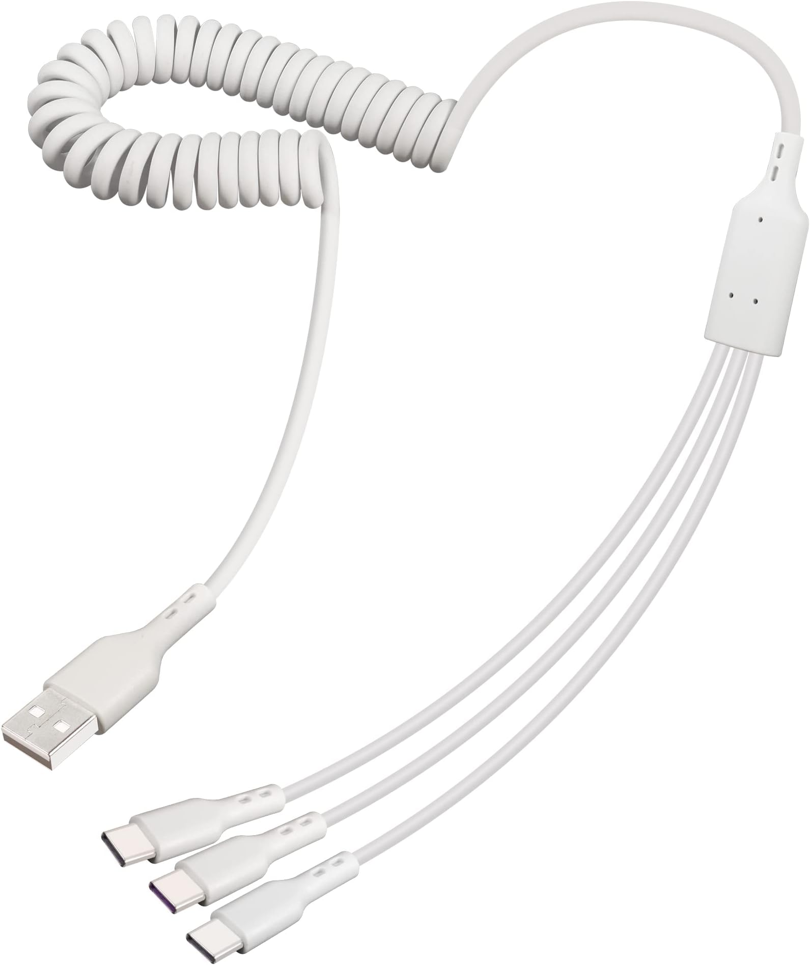 Amazon.com: RIIEYOCA Micro USB Coiled Cable,Left Angle Micro USB Male ...