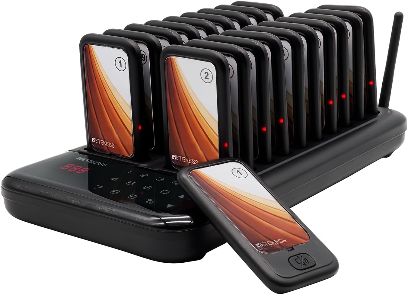 Amazon.com: Retekess TD173 Restaurant Pager System, Buzzers for ...