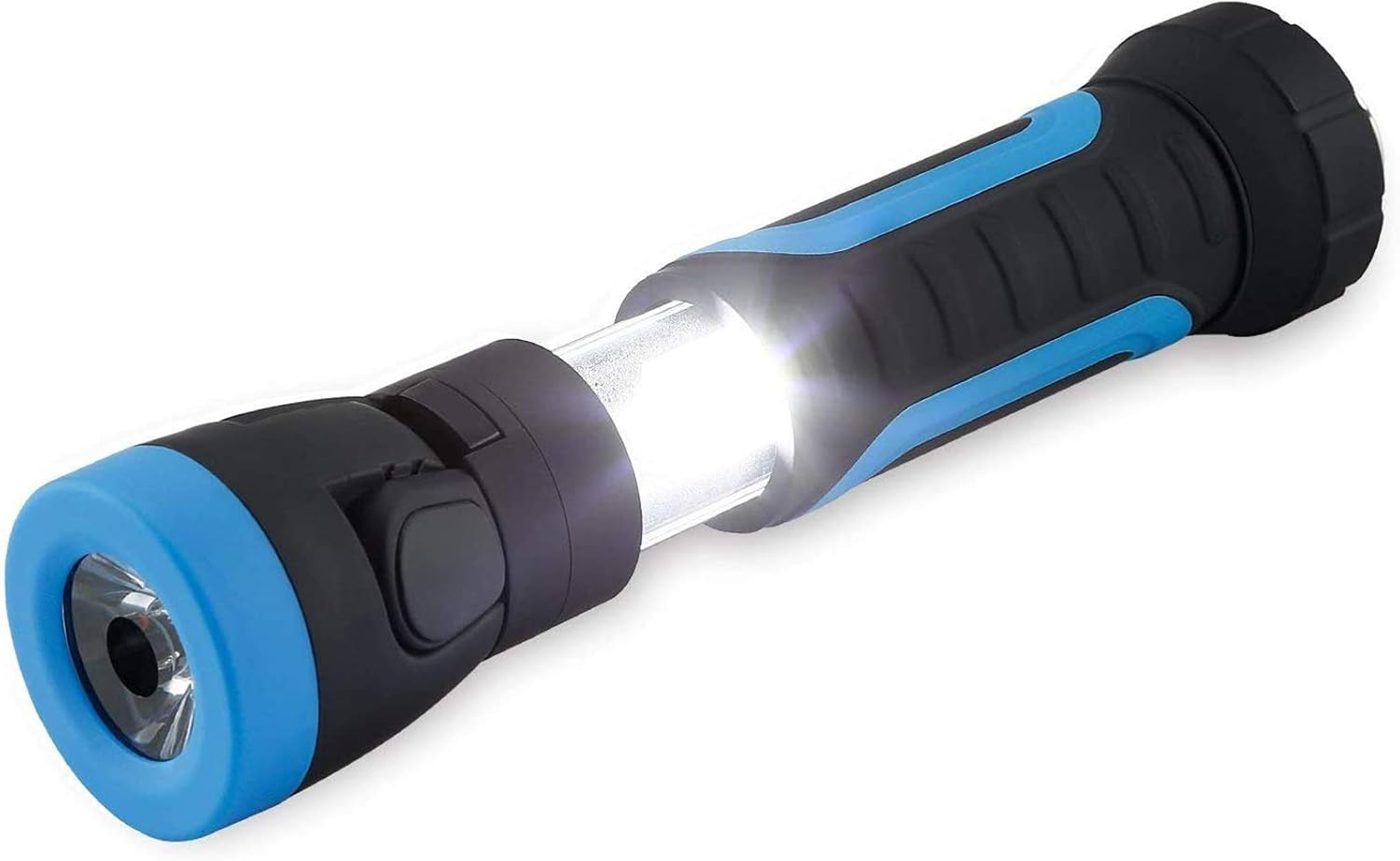 Telescoping Rechargeable Flashlight Zoomable with moveable Head, Slide ...