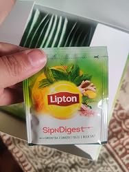 Lipton Sipndigest with Green Tea, Ginger, Tulsi & Rock Salt (Spiced ...