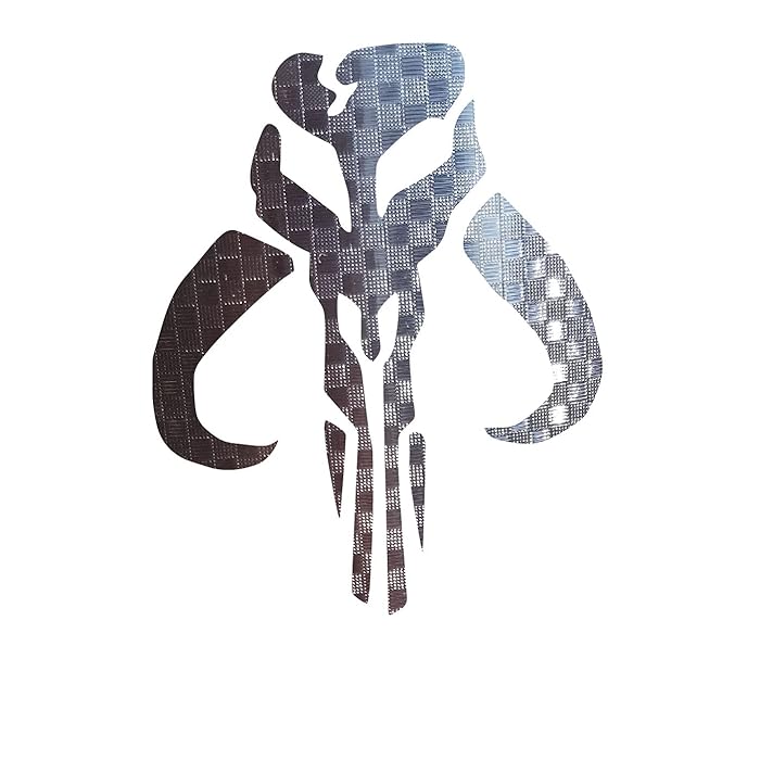 Buy Bounty Hunter Mythosaur Skull in BLACK CARBON FIBER vinyl decal ...