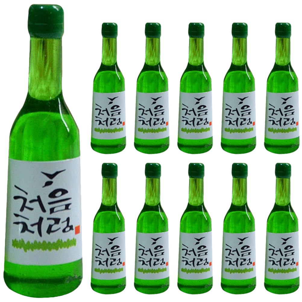 ibasenice Korean Soju Model - 15PCS Wine Bottles Tiny Korean Wine ...