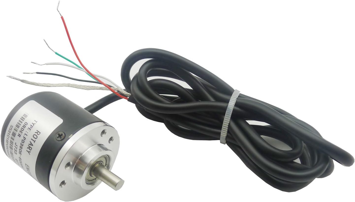 Aihasd AB Two-Phase 5-24V 360 Pulses Incremental Optical Rotary Encoder ...
