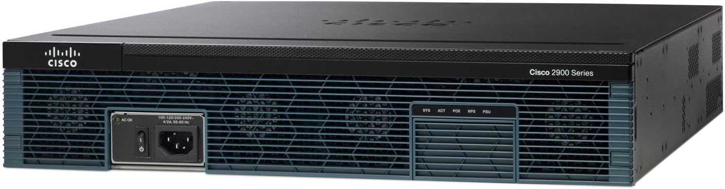 Amazon.com: Cisco 2951 Integrated Services Router C2951-VSEC-CUBE/K9 ...