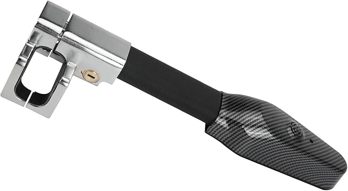 Steering Wheel Lock with Alarm, 120dB, Steering Lock, Crook locks for ...