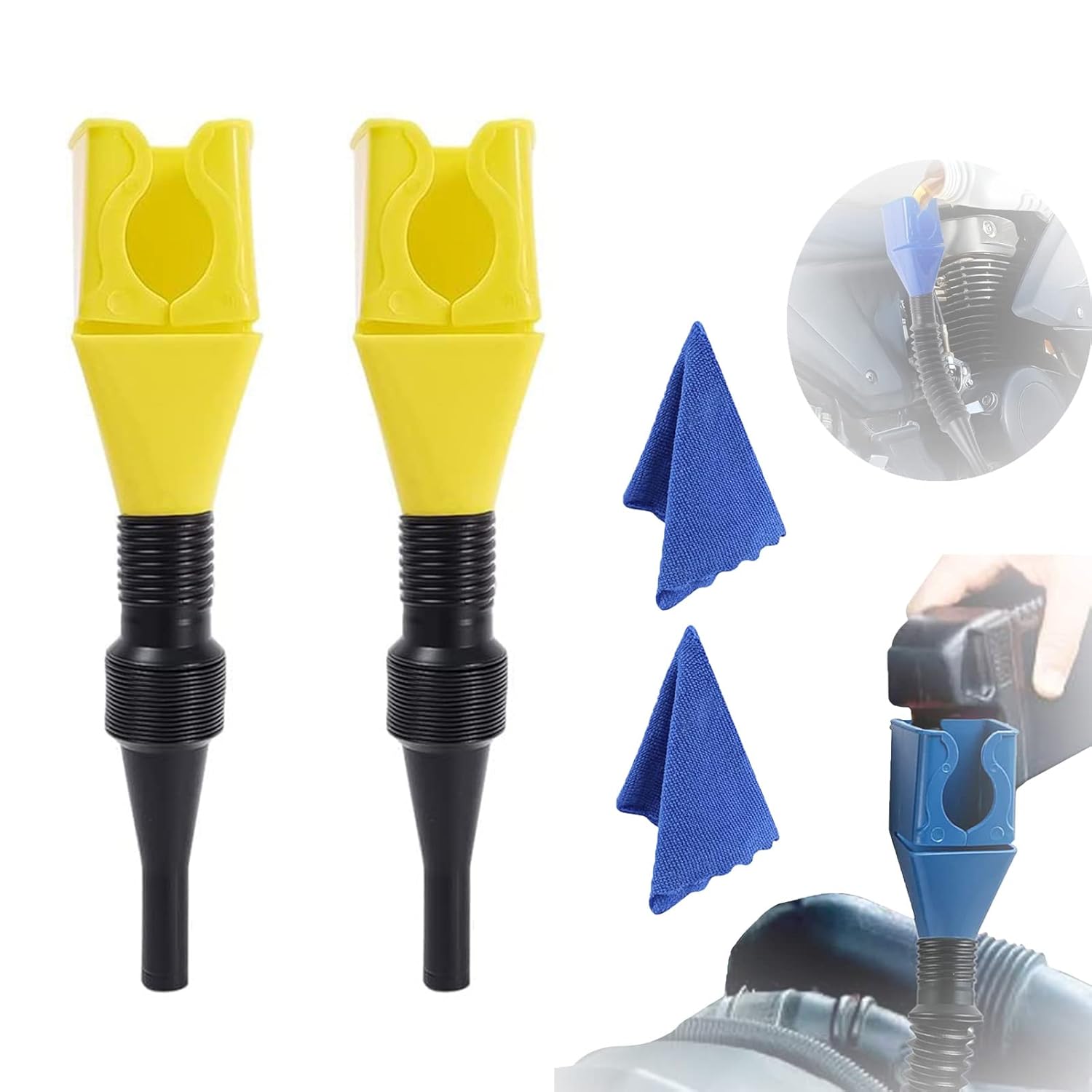 Amazon.com: Flexible Draining Tool Snap Funnel, Flexible Draining Tool ...