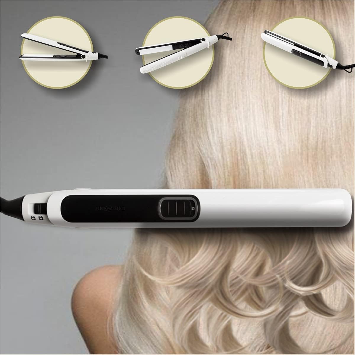 Amazon.com : Hair Straightener - with Anti-Scald, Floating Ceramic ...