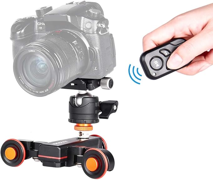 Andoer L4 PRO Motorized Video Camera Slider Dolly with Mini Ball Head ...