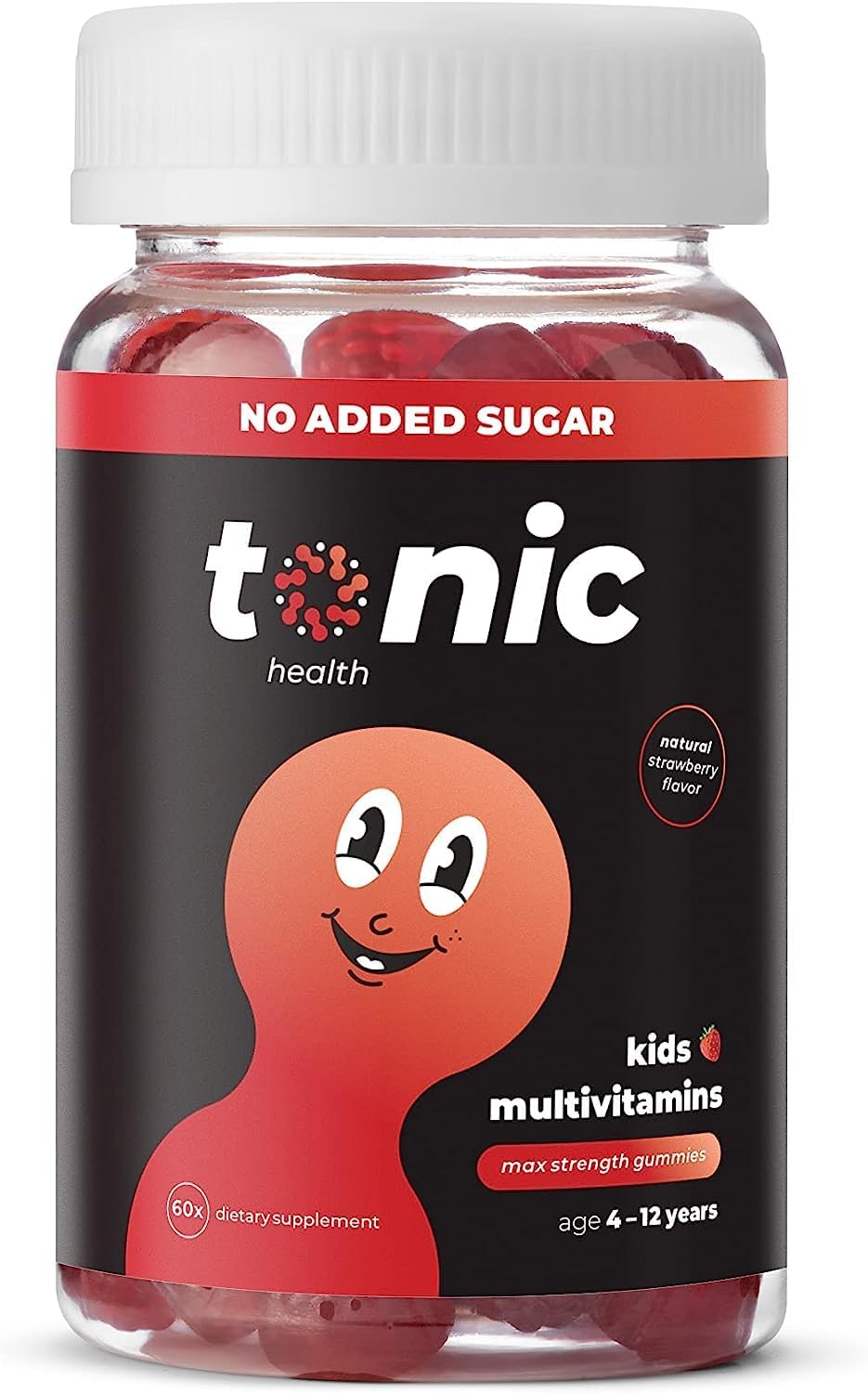 Tonic Health Kids Vitamins Gummies - 14 in 1 Multivitamins with ...