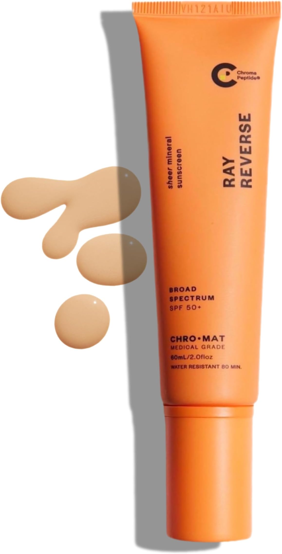 Amazon.com: Chromat Ray Reverse SPF 50+ Sheer Mineral Facial Sunscreen ...