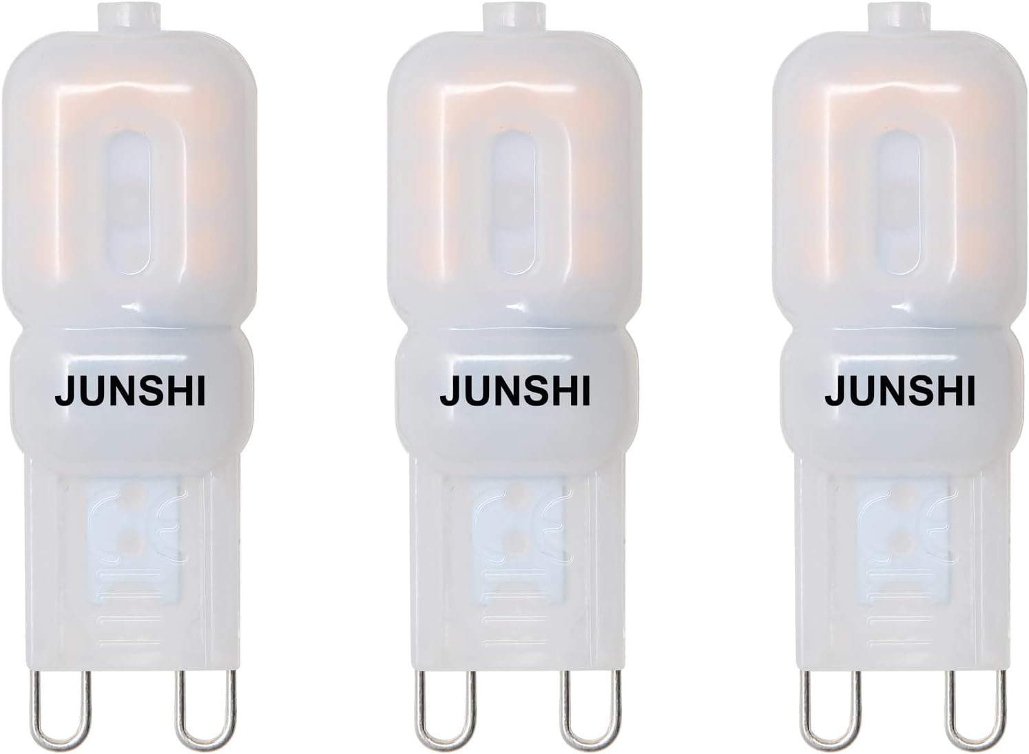 JUNSHI G9 LED Bulb,2.5W to 20W,3000K Warm White,210 Lumens,AC220-240V ...