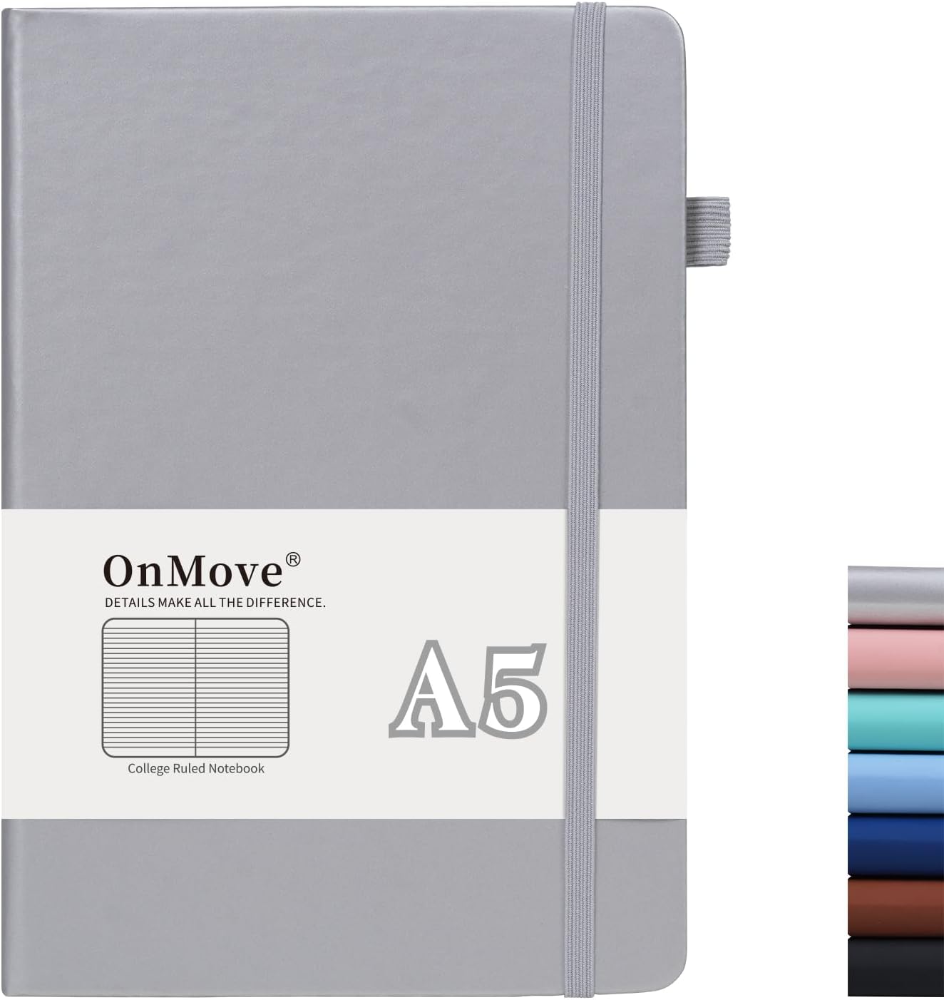 Amazon.com : Estune Tree Small Notebooks Pen Leather Lined Pocket ...