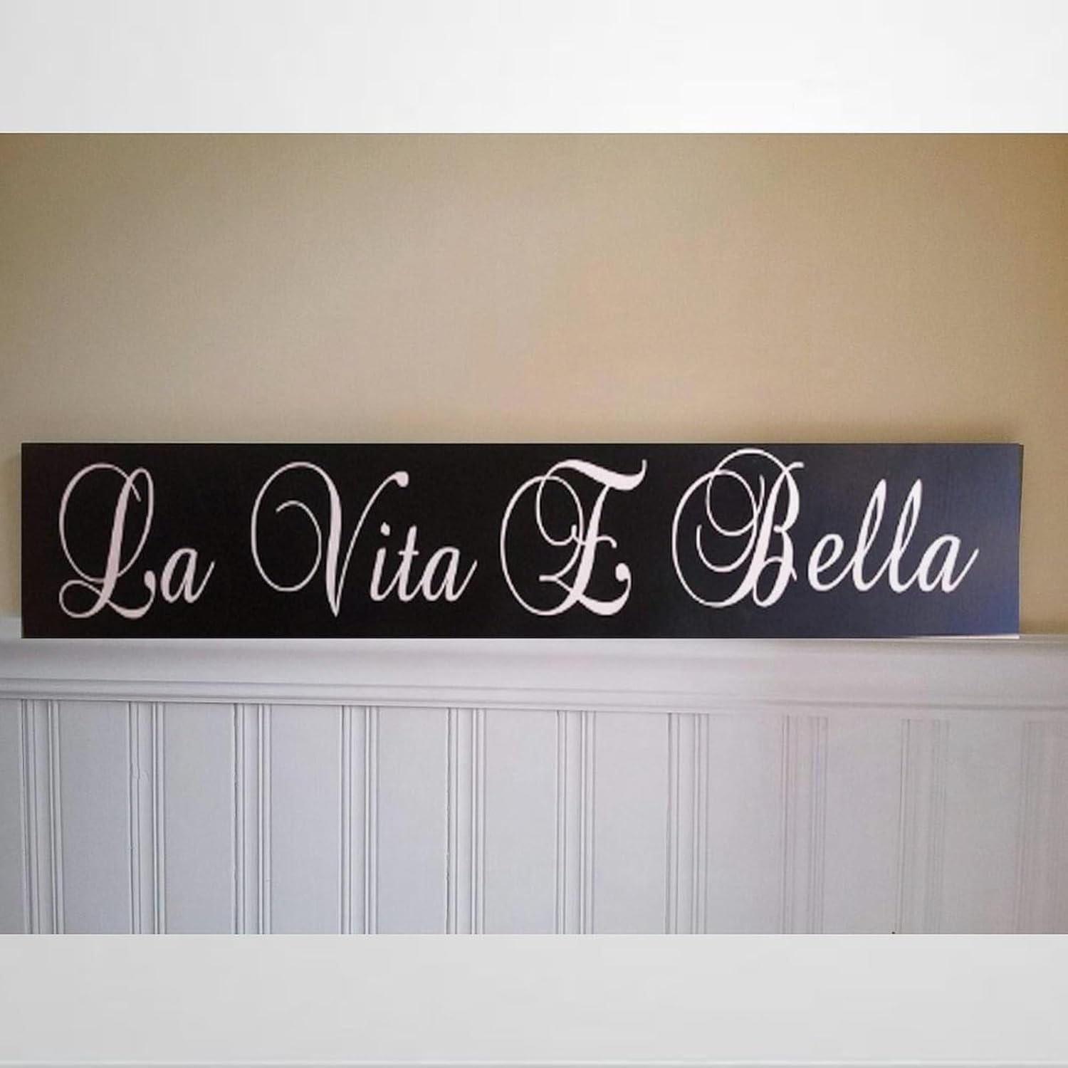 Amazon.com: UFunhome Large La Vita E Bella Italian for Life is ...