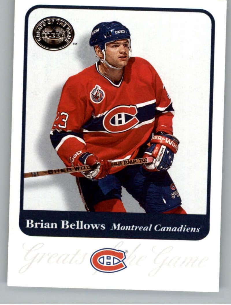 Amazon.com: 2001-02 Fleer Greats of the Game Hockey #54 Brian Bellows ...