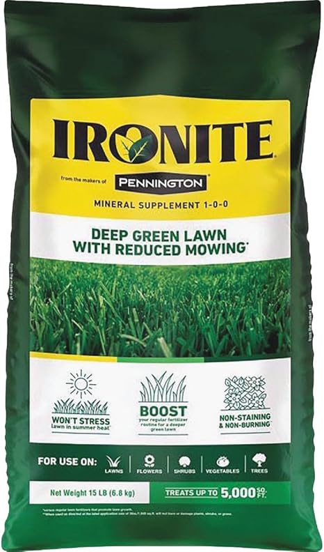 Amazon.com : Ironite 100519460 1-0-0 Mineral Supplement/Fertilizer, 15 ...