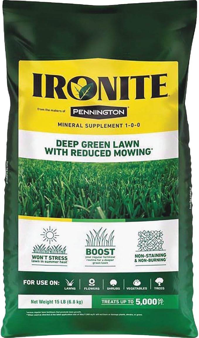 Amazon.com : Ironite 100519460 1-0-0 Mineral Supplement/Fertilizer, 15 ...