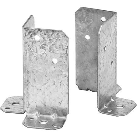 4 Pcs Heavy Duty Post Anchor Base Bracket for 4x4,6x6,8x8 Post ...