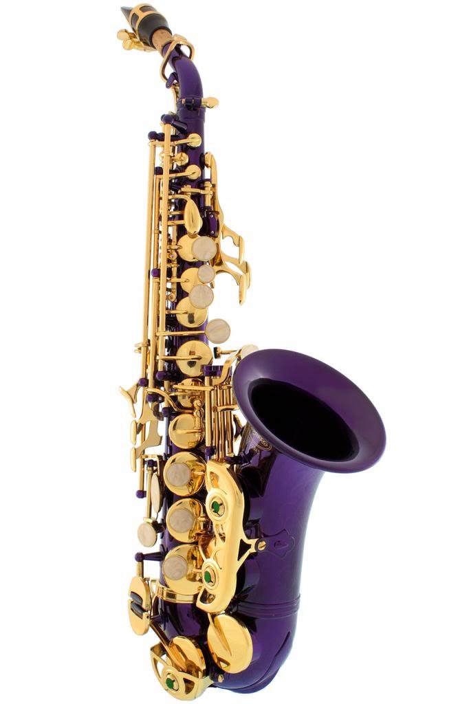 Purple Soprano Saxophone