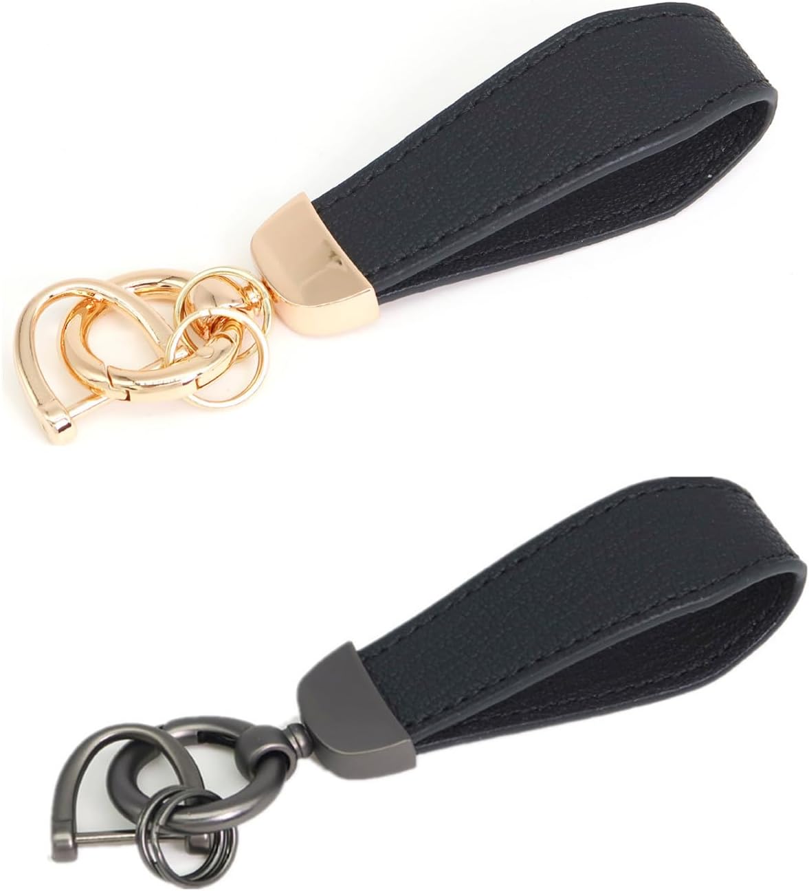 Amazon.com: BoAn Car Keychain,Anti-Lost-Keyrings,2PCS Universal Car Key ...
