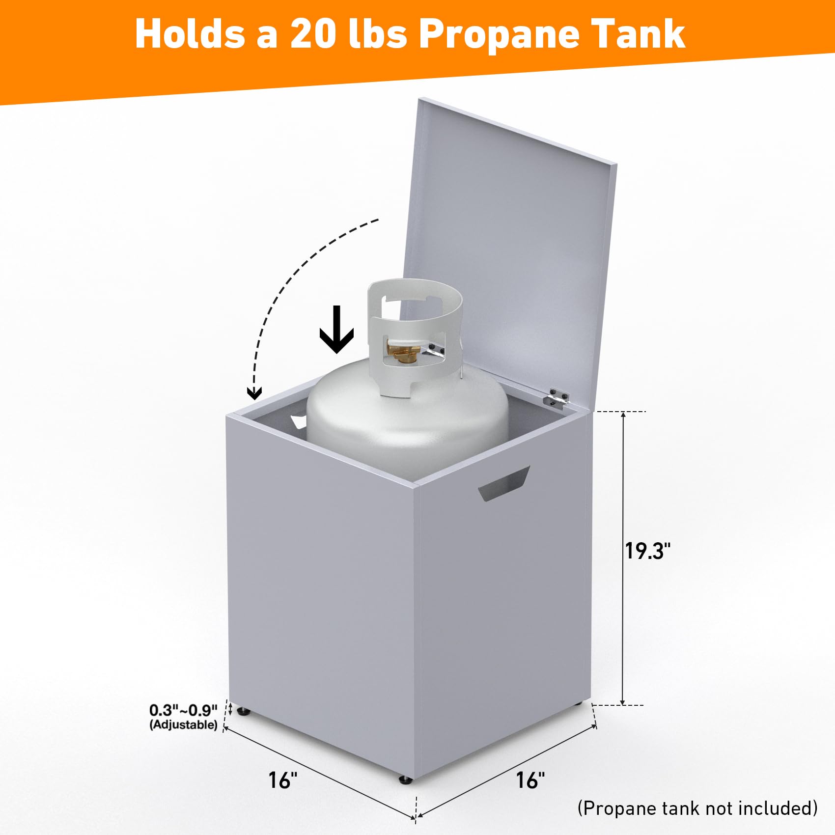 Snapklik.com : Stanbroil Propane Tank Cover Table Hideaway Table, 16 ...
