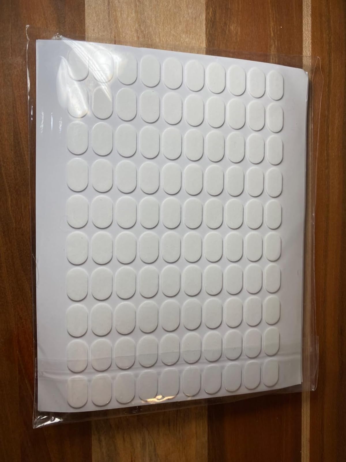 Small, good quantity, a bit fiddly to peel and keep in place