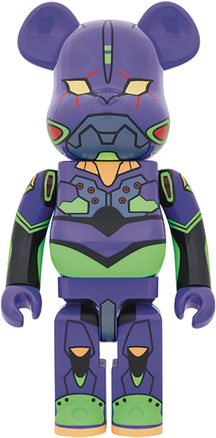 Amazon.com: Medicom Evangelion: EVA-01 New Paint 1000% Be@rbrick ...