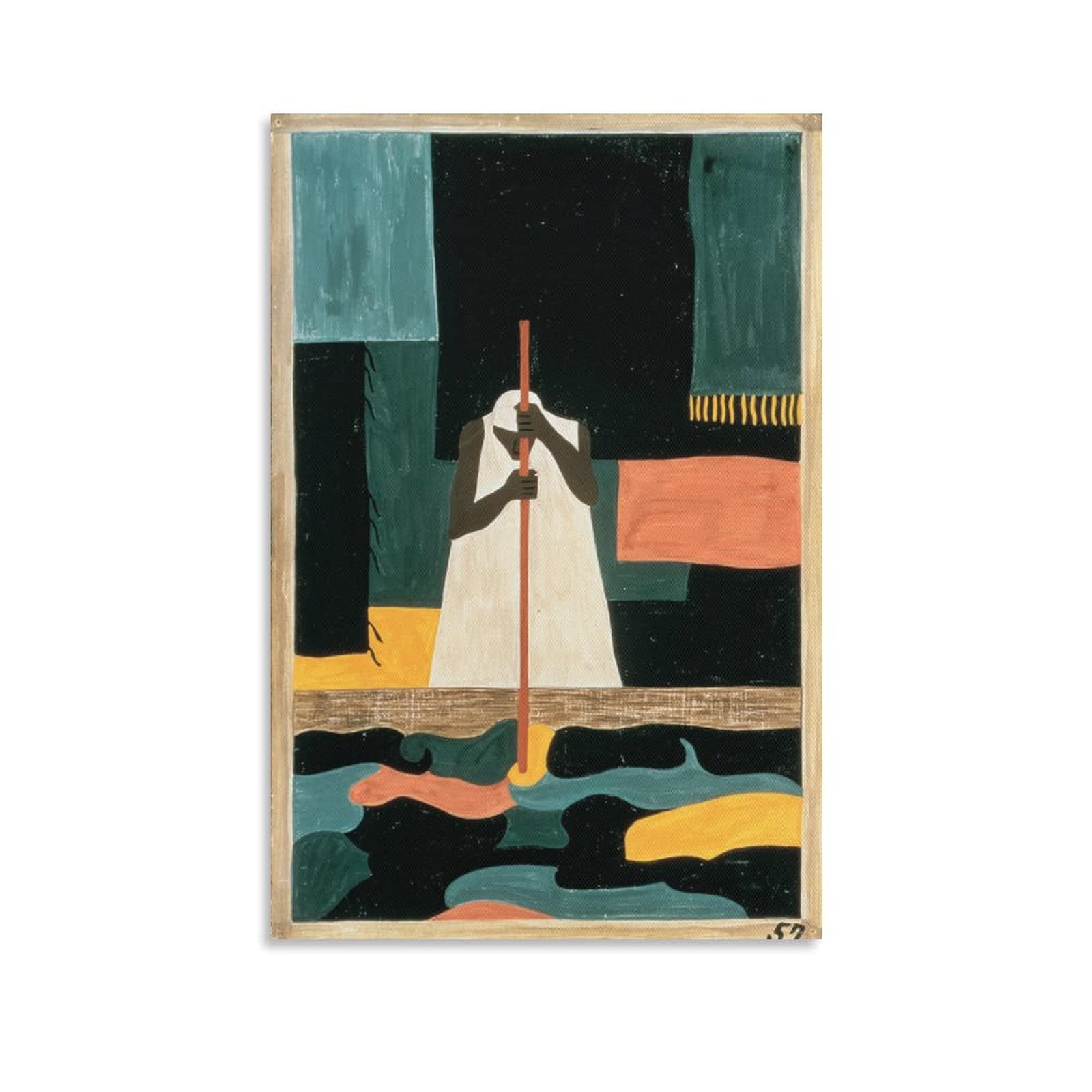 Jacob Lawrence Migration Series No 58