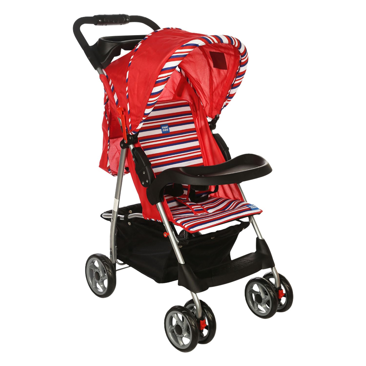 Buy Mee Mee Baby Stroller/Pram for 0 to 3 Years, Quick One Hand Folding ...