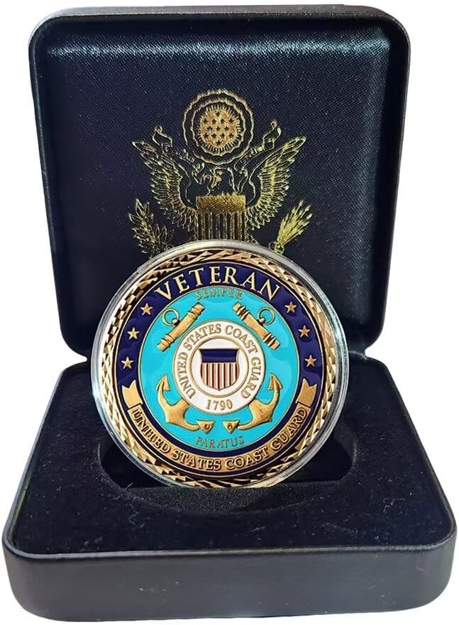 Amazon.com: United States Coast Guard Coin with Gift Box Challenge Coin ...