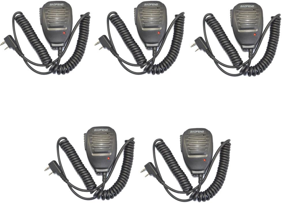 Amazon.com: LEIMAXTE Two Way Radio Speaker Microphone Compatible with ...