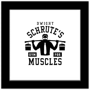 Gallery Pops The Office - Dwight Schrute's Gym For Muscles Wall Art ...