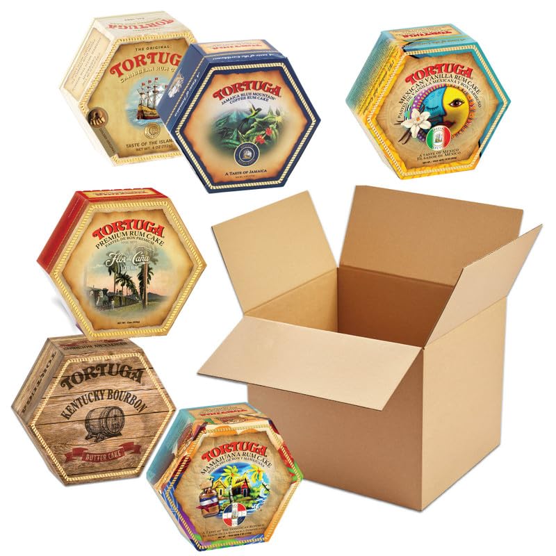 Amazon.com: TORTUGA Provenance Rum Cake Variety Pack – 4 oz. - Case of ...