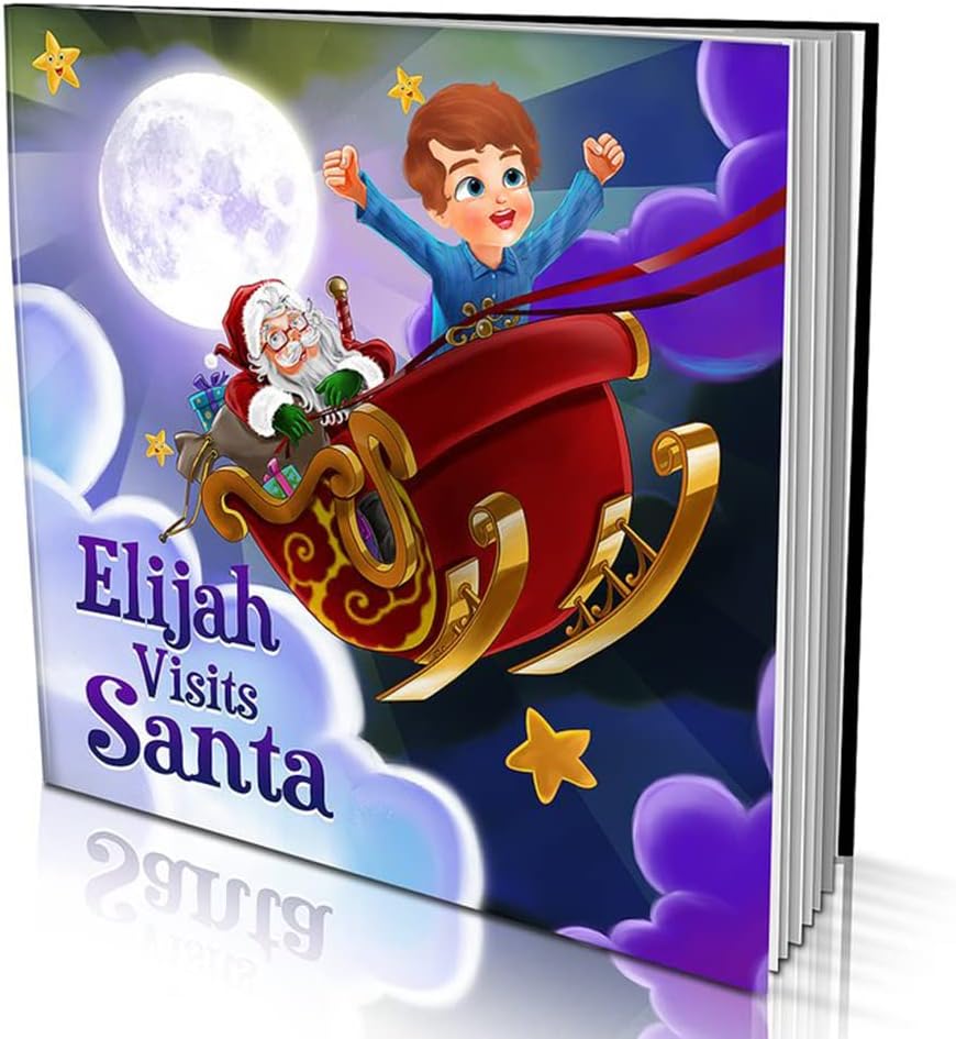 Amazon.com : Personalized Story Book by Dinkleboo -"Helping Santa ...
