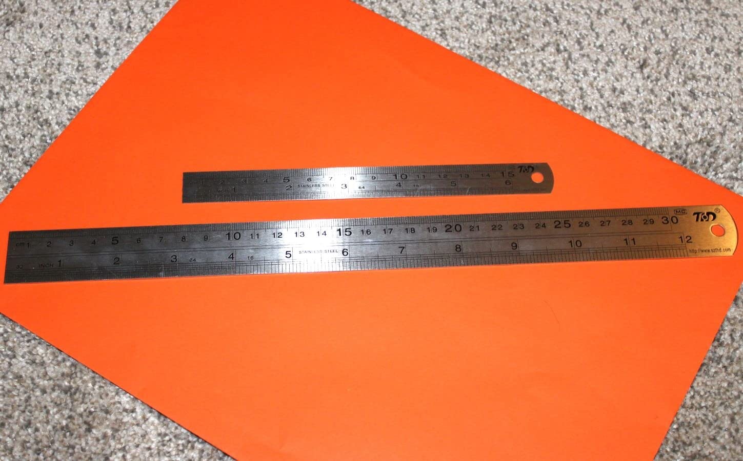 $1/mo - Finance YouOKLight Metal Ruler Set,6 inch Ruler and 12 inch ...