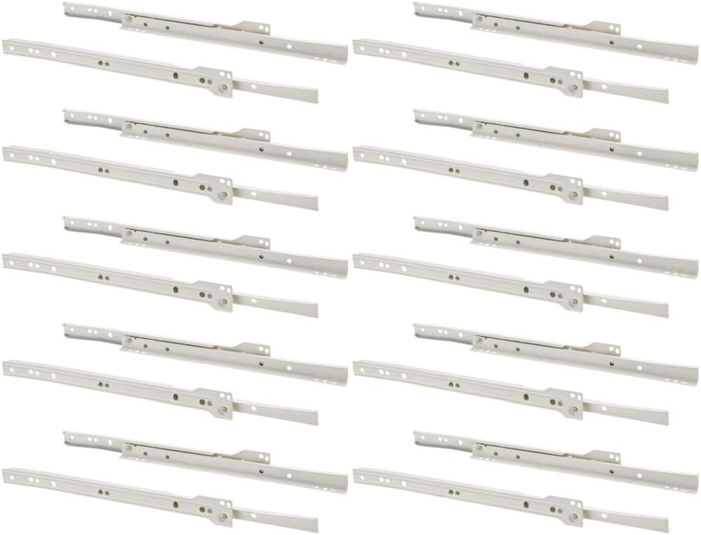 Steelex D4316, Set of 10 Pairs, 20-Inch Euro-Style Self-Closing Kitchen ...