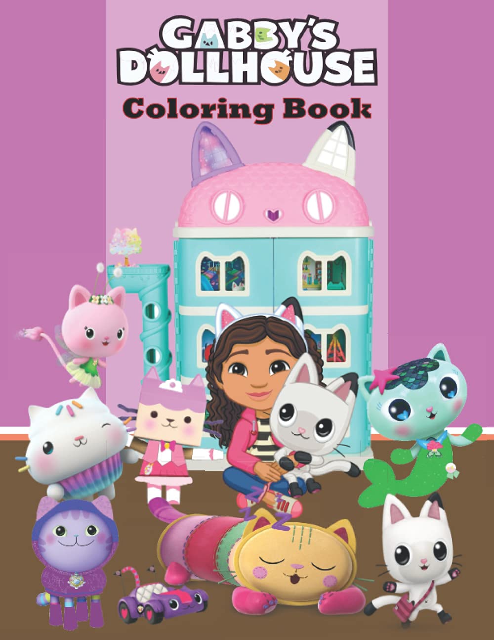 Buy Gabby's Dollhouse Coloring Book: Cute Gabby's Dollhouse Coloring ...