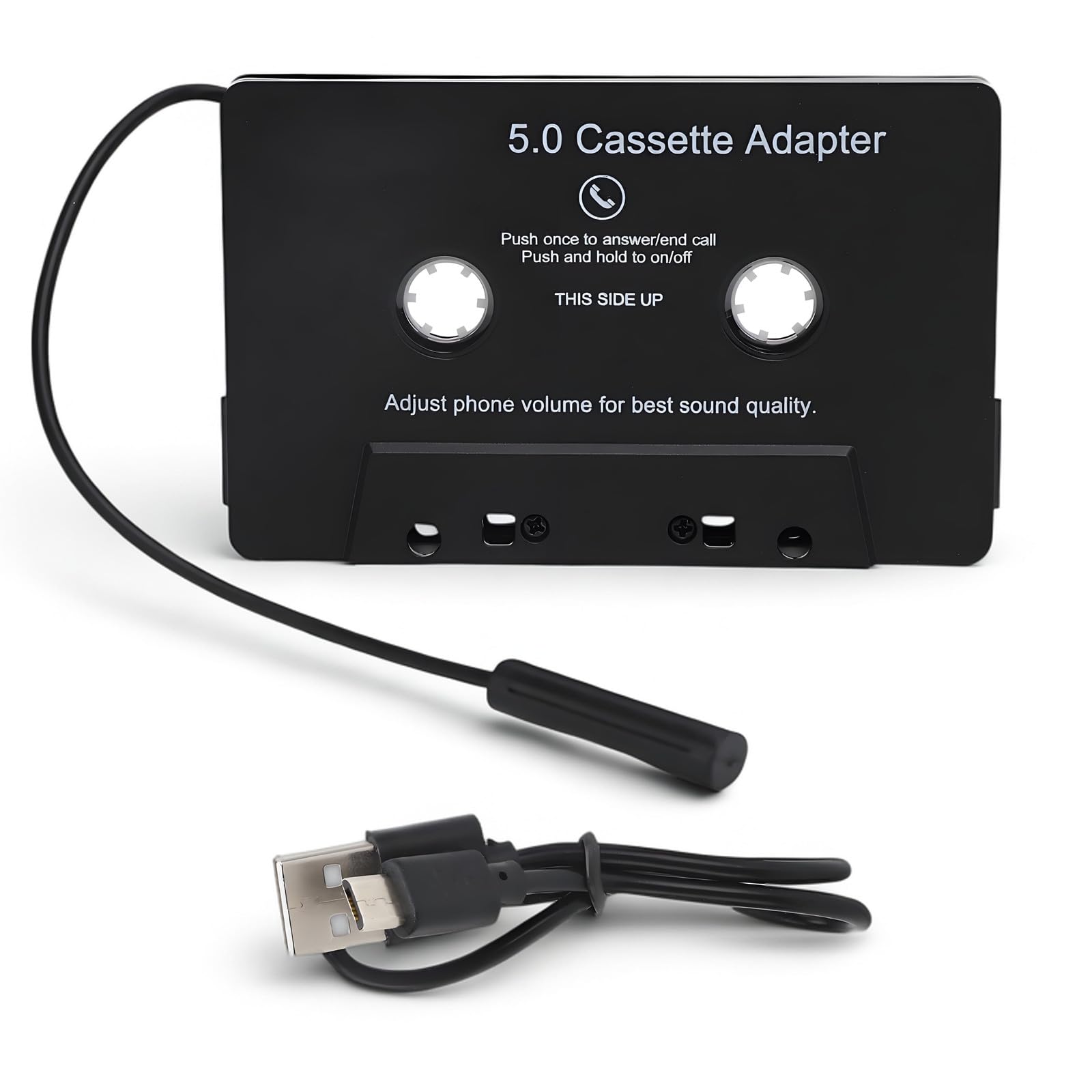 Amazon.com: SUNGOOYUE Car Audio Bluetooth Cassette Adapter, ABS Plastic ...
