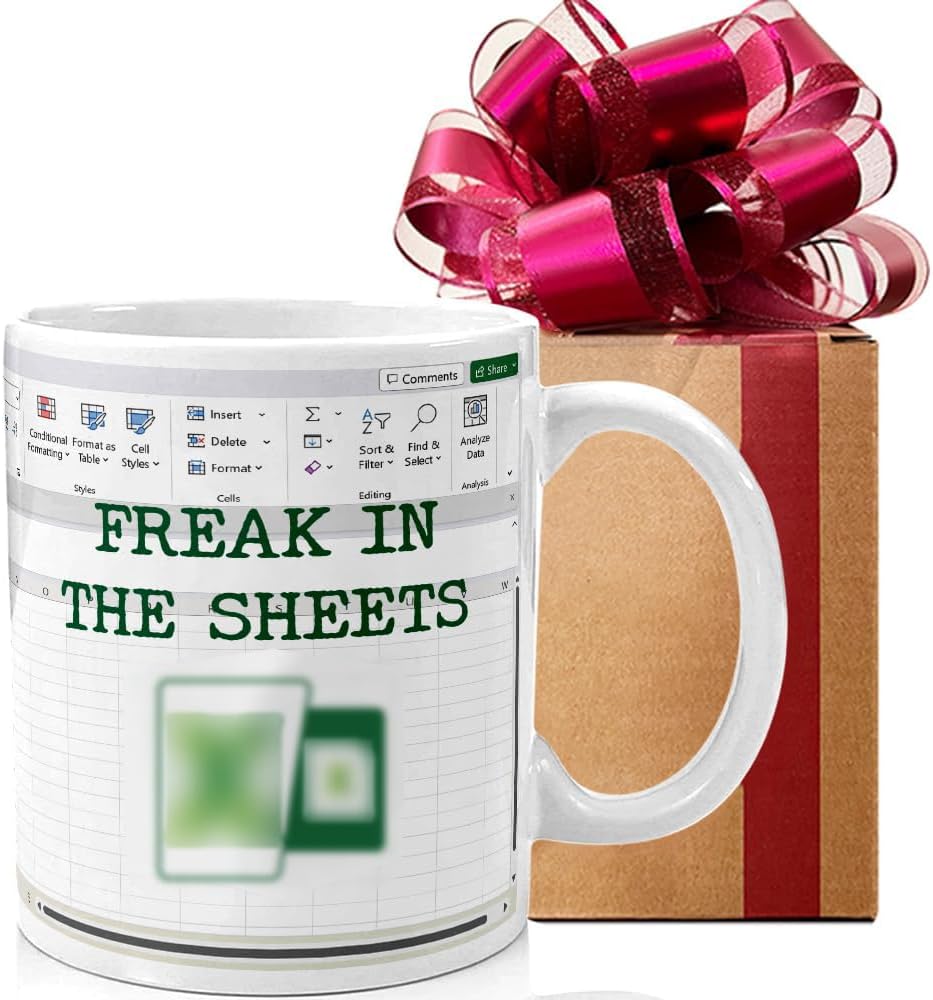 Amazon.com: Veegoho I'm Silently Judging Your Spreadsheet Mug, Funny ...