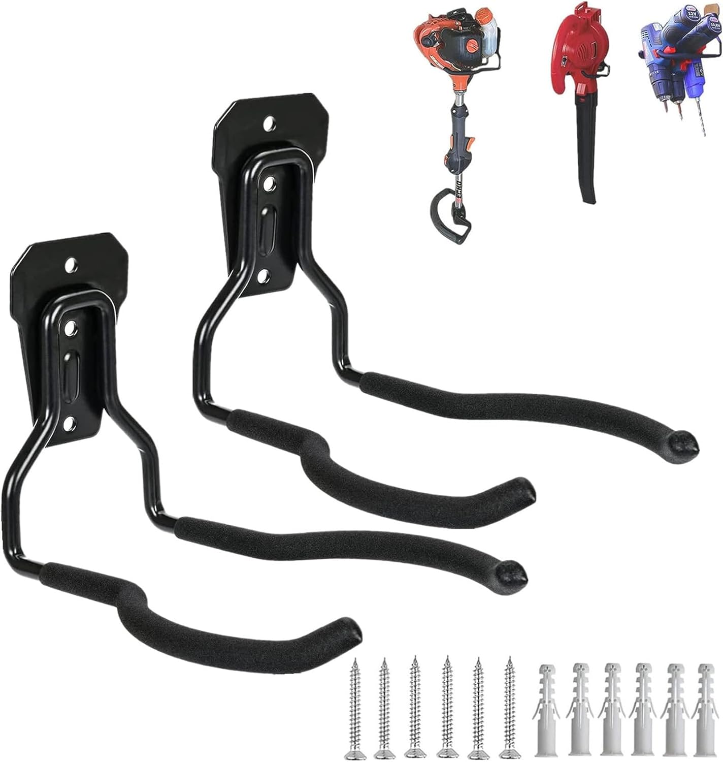 Amazon.com: GS Alderaul Garden Power Tool Hanger, String Trimmer Wall ...