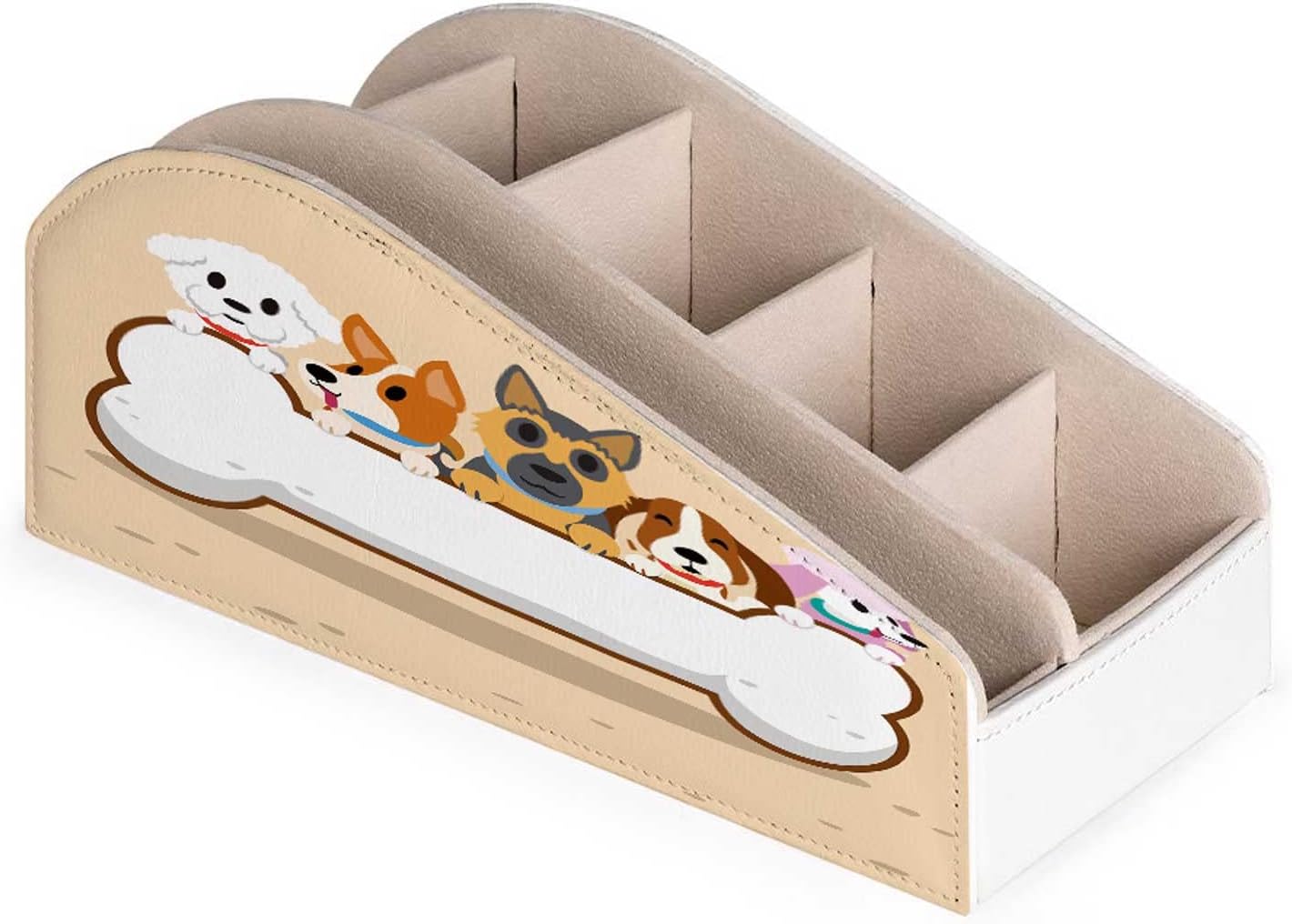 Amazon.com: Remote Control Holder for Table, Cartoon Dogs with Bone ...
