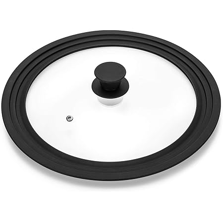 Amazon.com: Universal Lid for Pots,Pans and Skillets - Tempered Glass ...