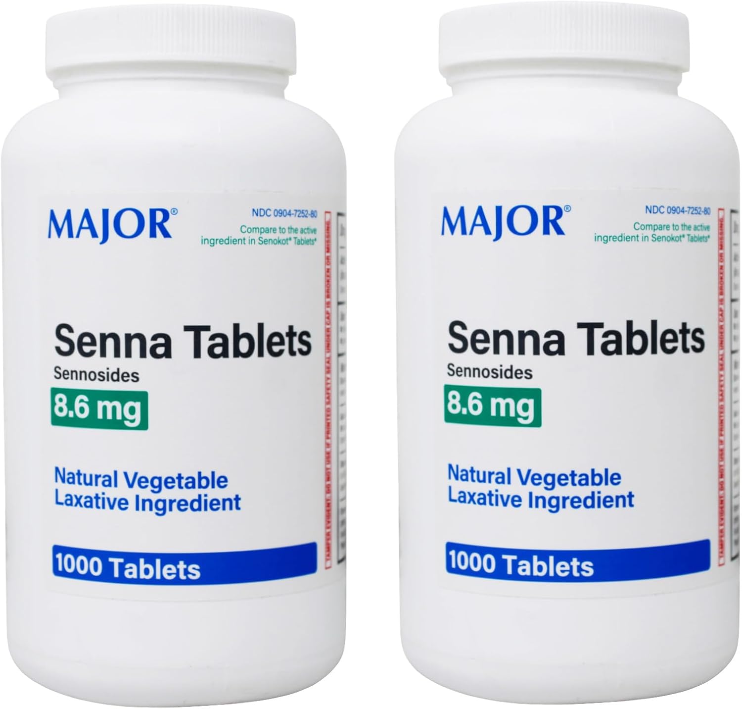 Amazon.com: Senna 8.6 Mg Natural Vegetable Laxativ 1000 Tablets Generic ...