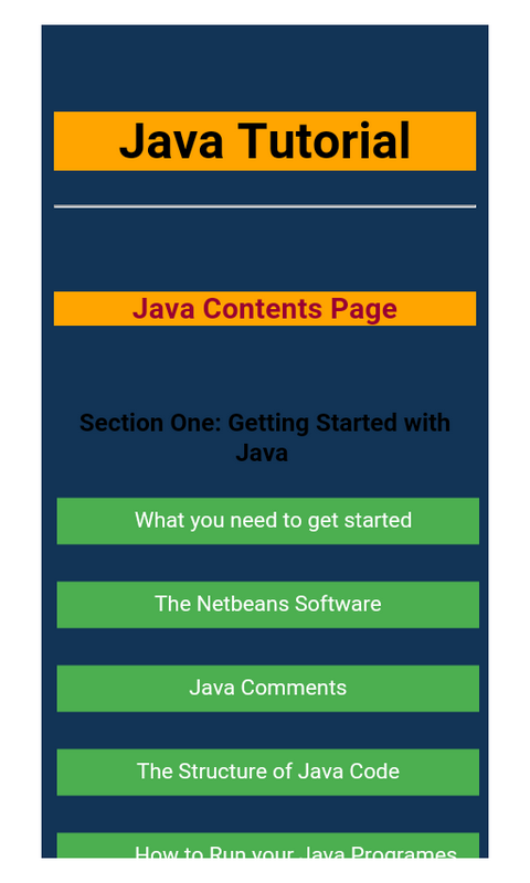 Java Tutorial - App on Amazon Appstore