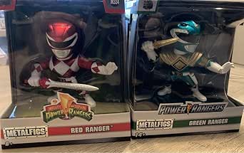 Amazon.co.jp: JADA Power Rangers Metal Fig Set of 2 : Toys & Games